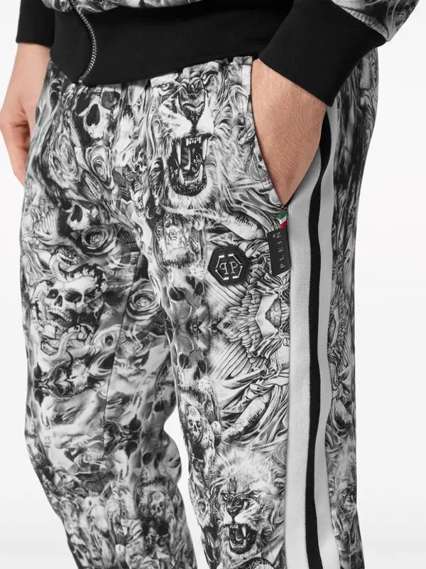 Philipp Plein Tattoo Print Track Pants