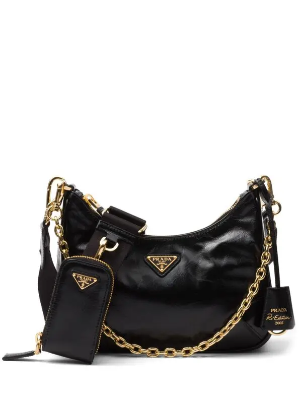 Prada Re-edition 2005 Leather Shoulder Bag