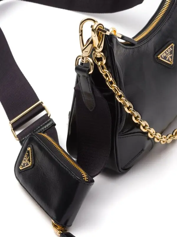 Prada Re-edition 2005 Leather Shoulder Bag