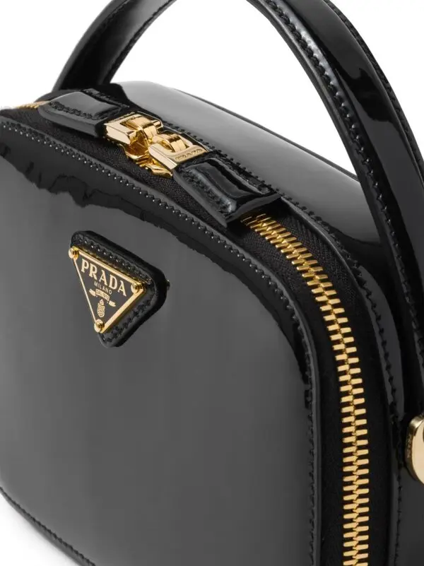 Prada Odette Patent Leather Crossbody Bag