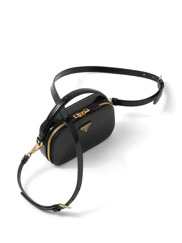 Prada Odette Patent Leather Crossbody Bag