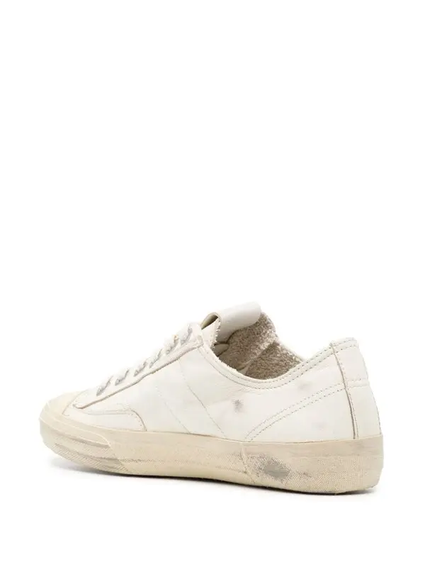 GOLDEN GOOSE V-star Leather Sneakers - White