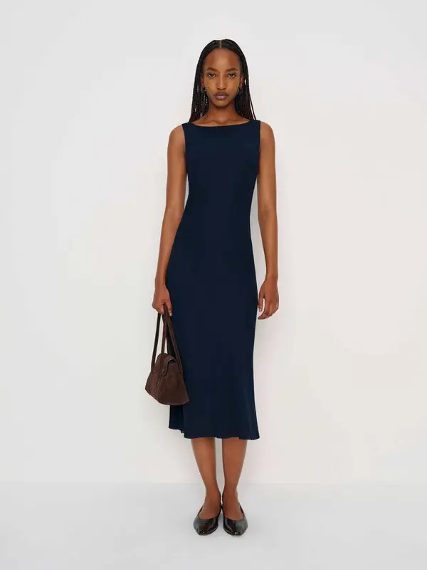 REFORMATION Topanga Midi Dress - Blue