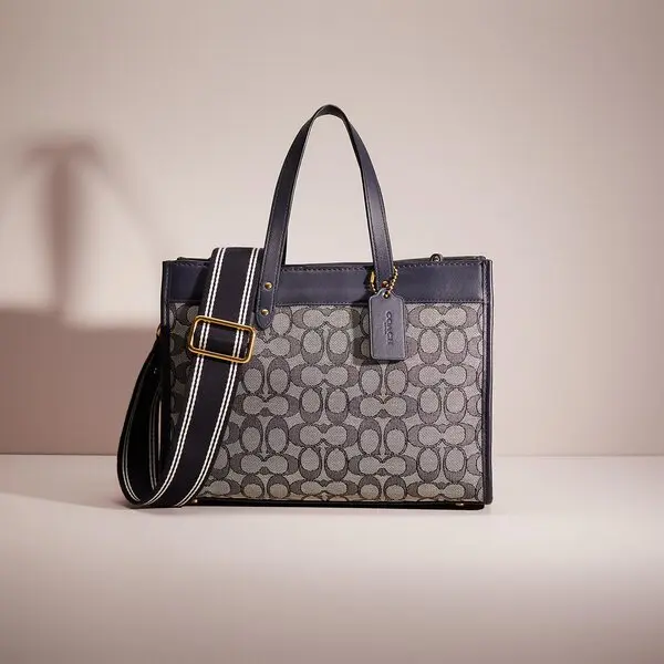 COACH Restored Field Tote 30 In Signature Jacquard