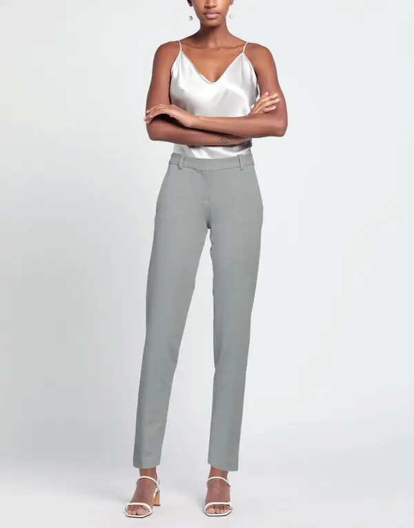 CIRCOLO 1901 Midnight Cotton And Elastane Tapered Pants