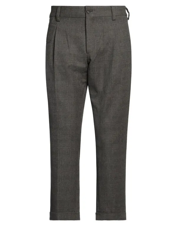 Dolce & Gabbana Straight Leg Flannel Pants