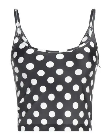 VICOLO Polka Dot Top - Black