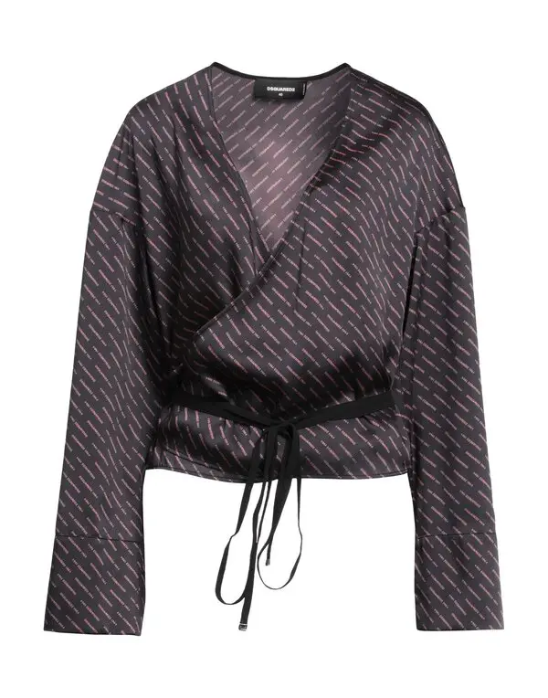 Dsquared2 Wrap Top - Black