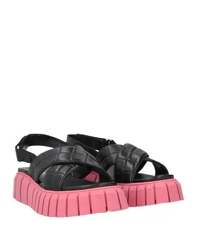 POLLINI Sandals Size Leather