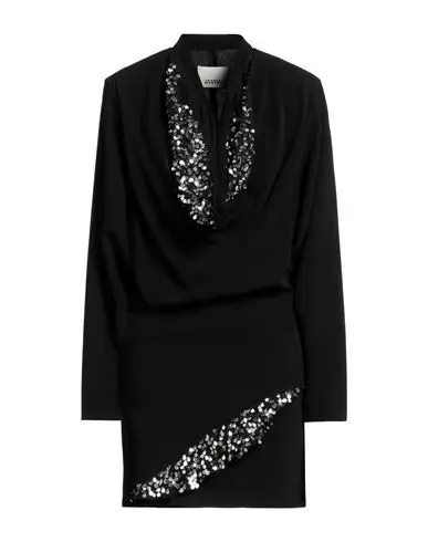 Isabel Marant Étoile Mini Dress With Sequins And Draped Neckline