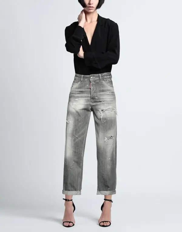 Dsquared2 High-waisted Jeans - Grey