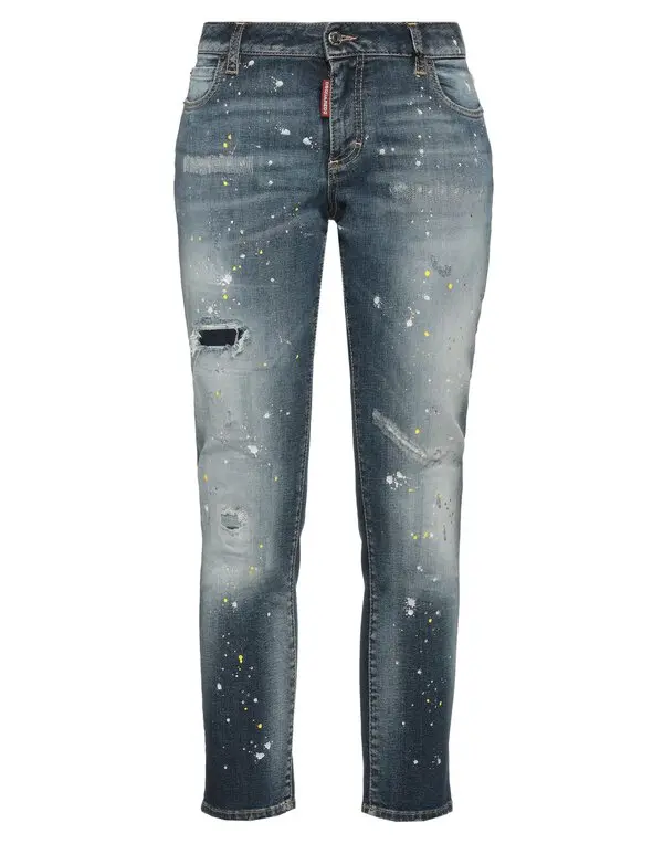 Dsquared2 Honey Jeans In Cotton And Elastane - Blue