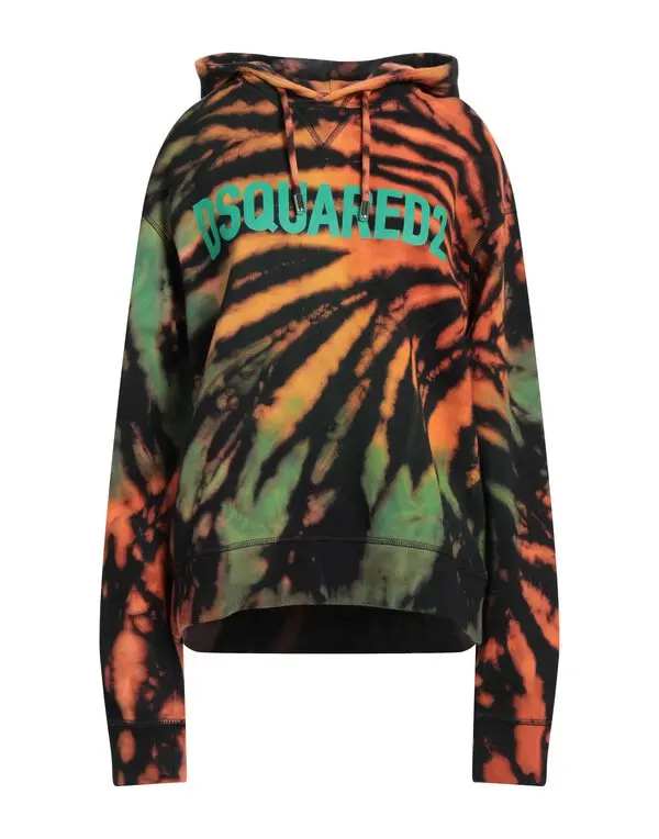 Dsquared2 Tiger-print Cotton French Terry Hoodie