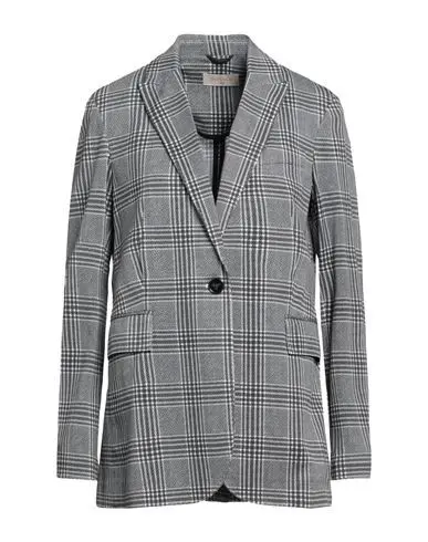 CIRCOLO 1901 Tartan Pattern Blazer - Blue