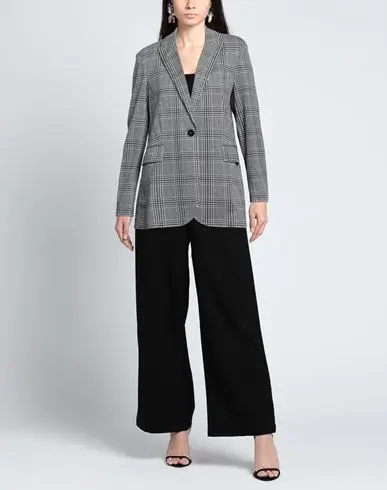 CIRCOLO 1901 Tartan Pattern Blazer - Blue