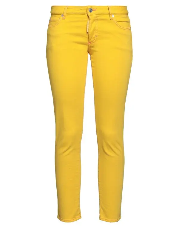 Dsquared2 Straight-leg Jeans With Five Pockets - Yellow