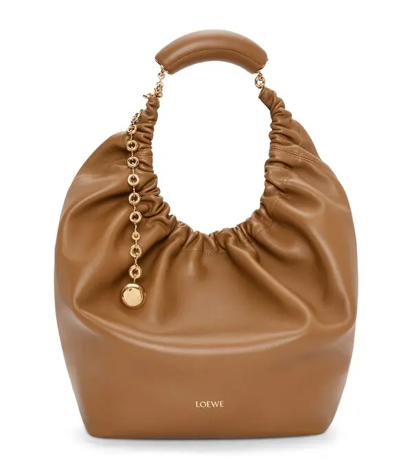 Loewe Leather Squeeze Top-handle Bag - Brown