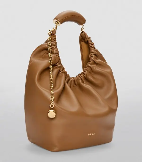Loewe Leather Squeeze Top-handle Bag - Brown