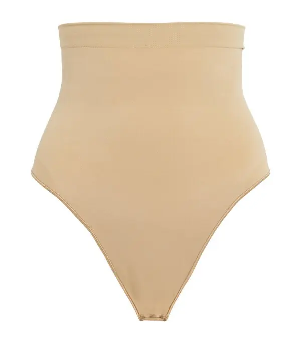 SKIMS Seamless Sculpt High-waist Thong - Beige