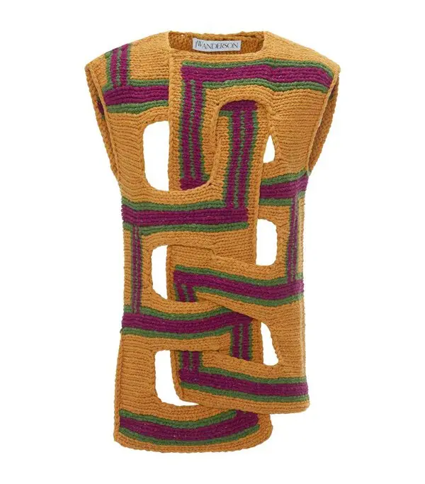 JW Anderson Interwoven Stripe Sweater Vest