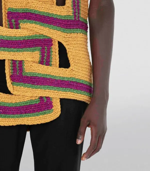 JW Anderson Interwoven Stripe Sweater Vest