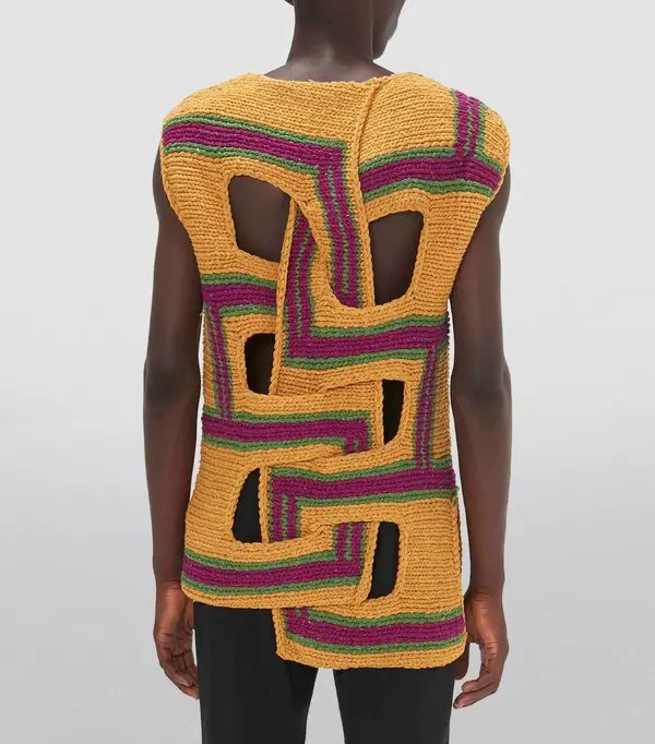 JW Anderson Interwoven Stripe Sweater Vest