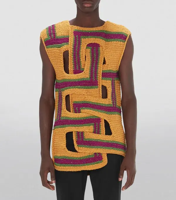 JW Anderson Interwoven Stripe Sweater Vest