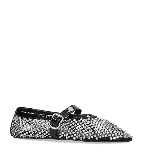 Alaïa Diamante Ballet Flats