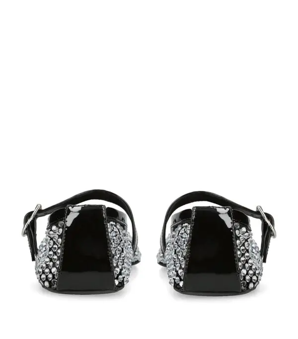 Alaïa Diamante Ballet Flats