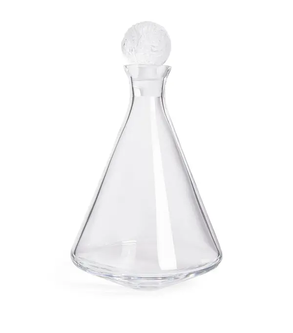 Lalique Crystal Merlot Decanter - Clear