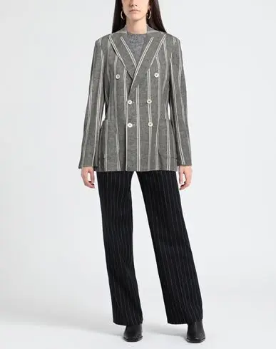 CIRCOLO 1901 Double-breasted Striped Blazer