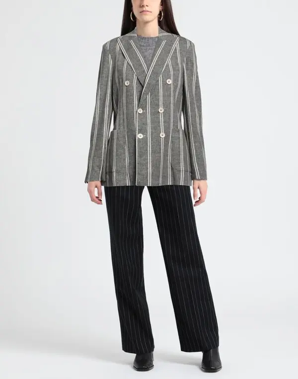 CIRCOLO 1901 Double-breasted Striped Blazer