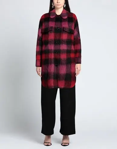 Woolrich Checked Brushed-felt Coat