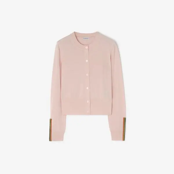 Burberry Wool Cardigan - Compact Pink