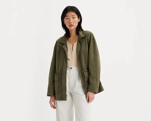 LEVI'S Stand Up Collar Military Jacket