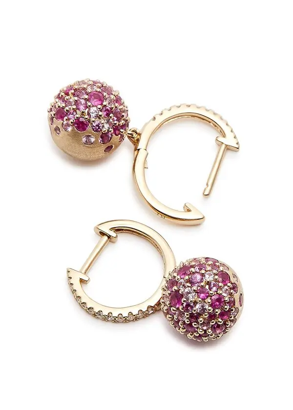 ROXANNE FIRST Bauble 14kt Gold Hoop Earrings