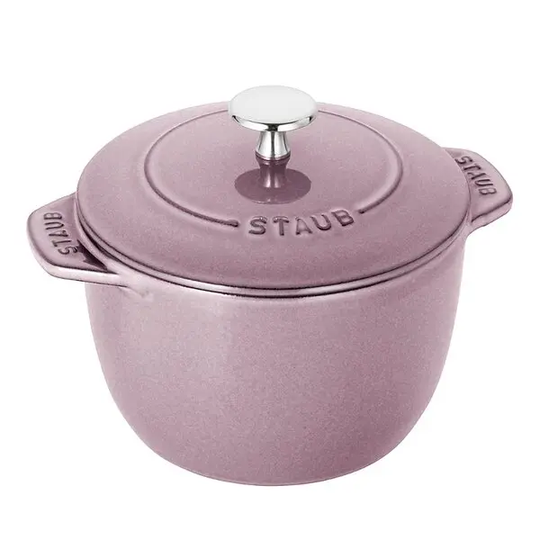 STAUB Enameled Cast Iron Petite French Oven - Lilac