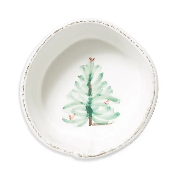 VIETRI Lastra Holiday Condiment Bowl