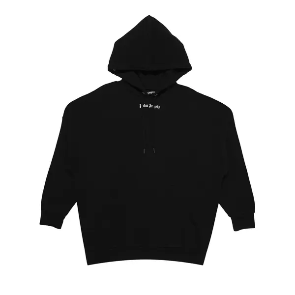 Palm Angels Classic Logo Over Hoodie - Black