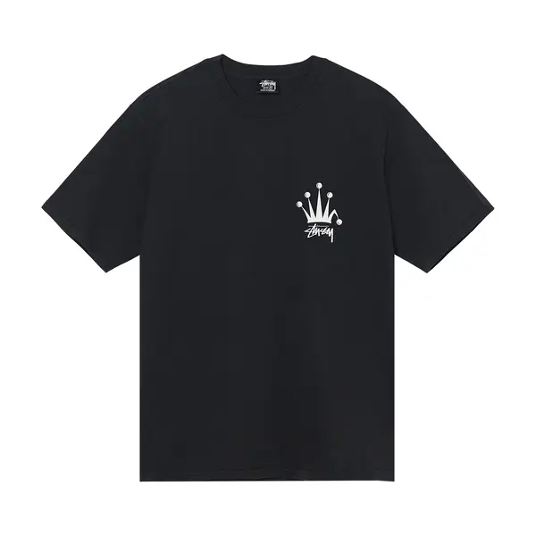 StÜssy Regal Crown Pigment Dyed Tee - Black