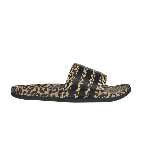 Adidas Wmns Adilette Comfort Slide 'hazy Beige Leopard - Brown