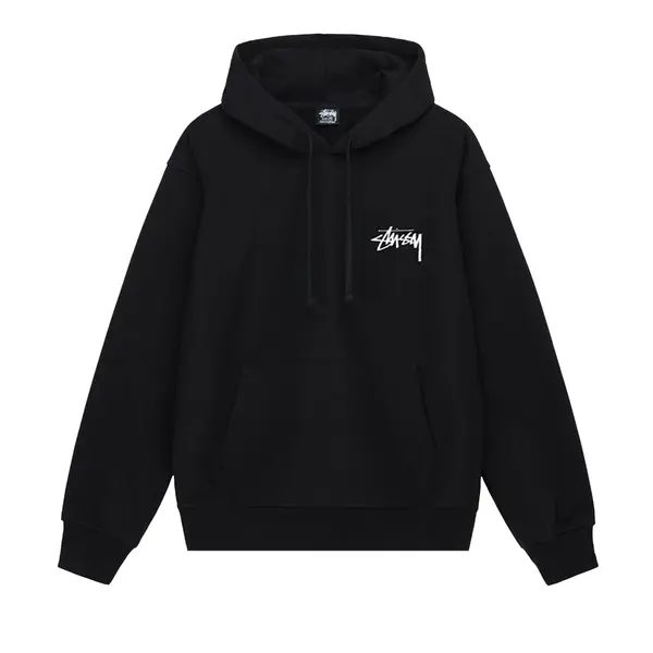 StÜssy 8 Ball Fade Hooded Sweatshirt - Black