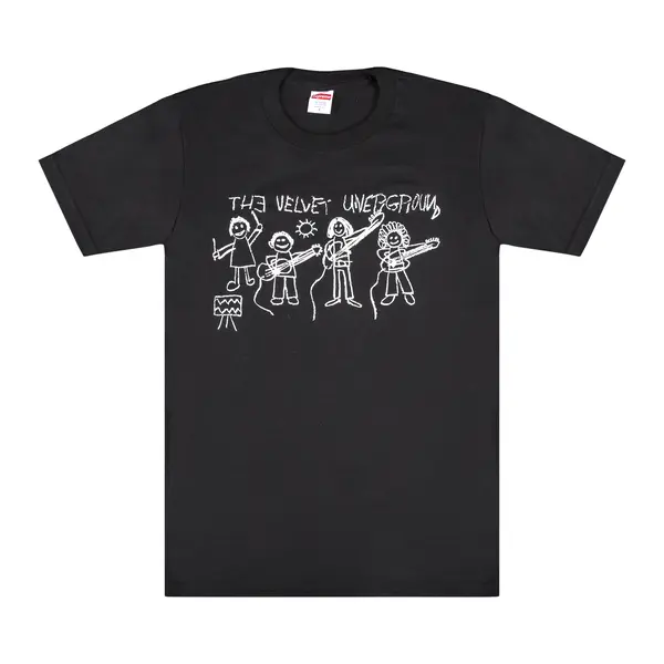 Supreme The Velvet Underground Drawing T-shirt - Black
