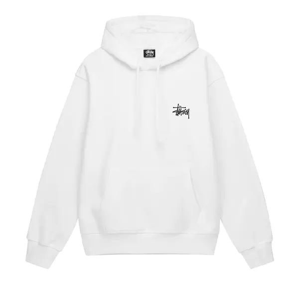 StÜssy Basic Hood - White