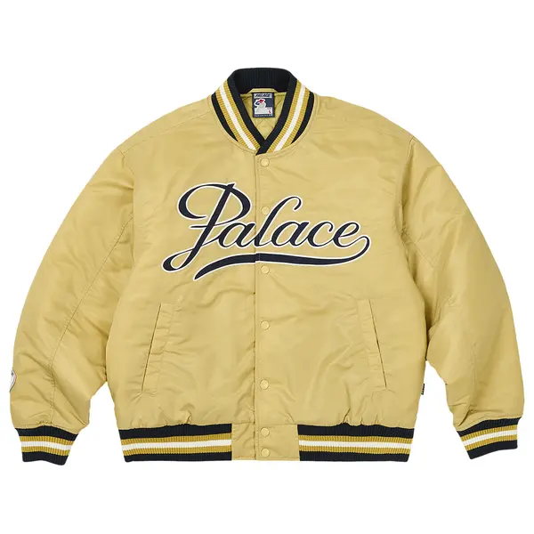 PALACE The Arena Satin Jacket - Gold