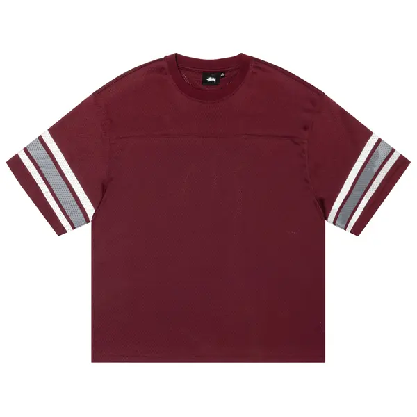 StÜssy Surfman Mesh Football Jersey - Red