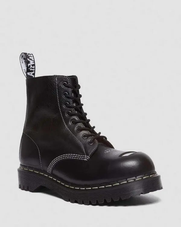Dr. Martens 1460 Bex Exposed Steel Toe Lace Up Boots