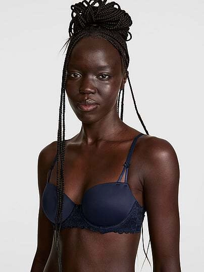 Pink Wink™ Lightly Lined Balconette Bra - Blue