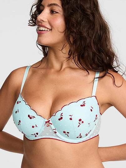 Pink Wink™ Lightly Lined Balconette Bra - Blue