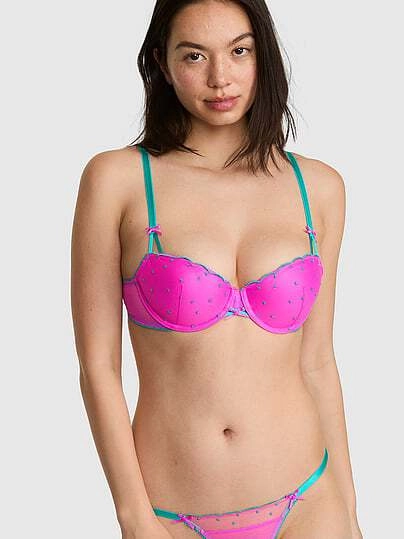 Pink Wink™ Lightly Lined Balconette Bra - Fuchsia